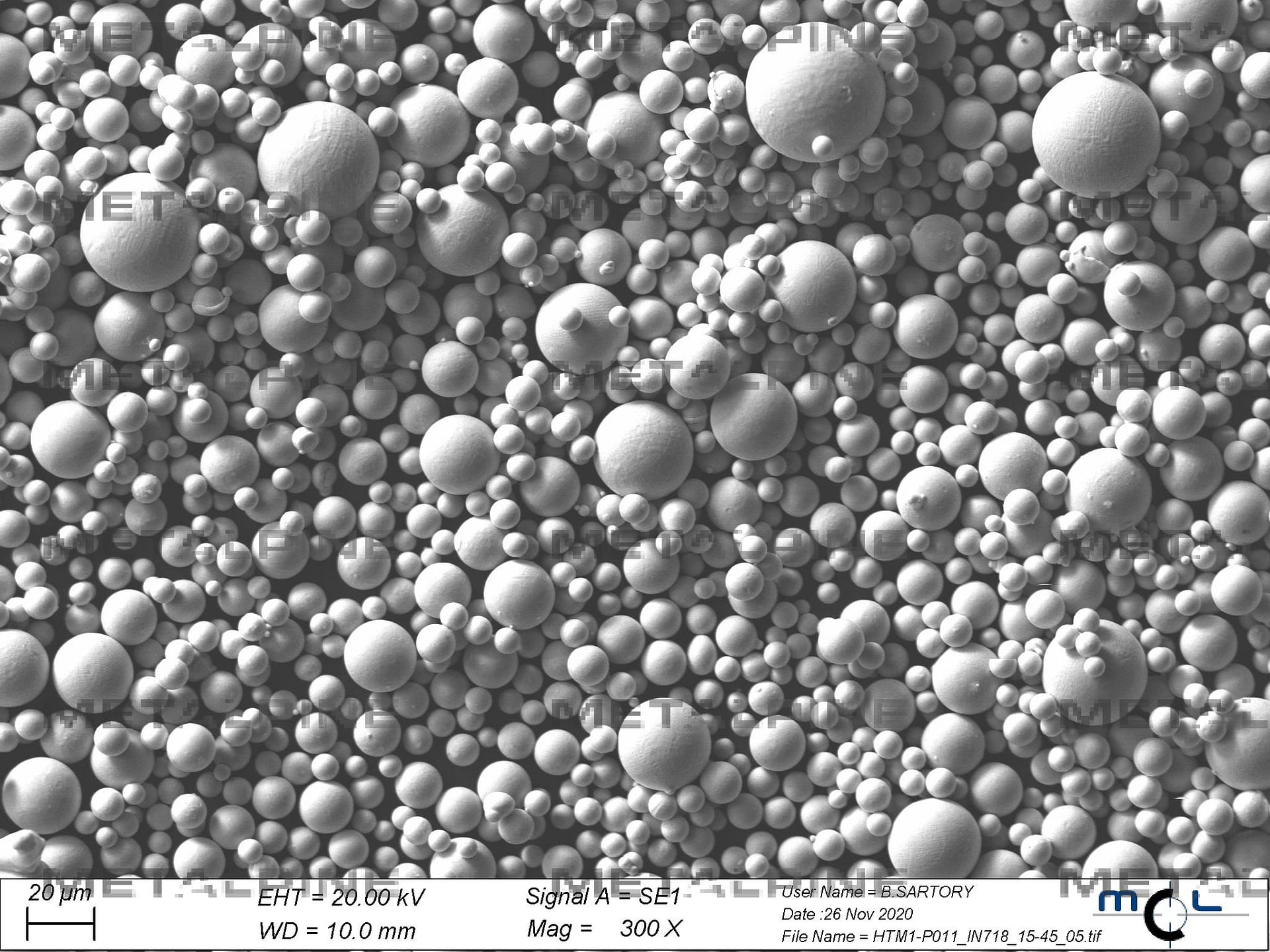 IN718 - Metalpine - THE ART OF SPHERICAL POWDERS
